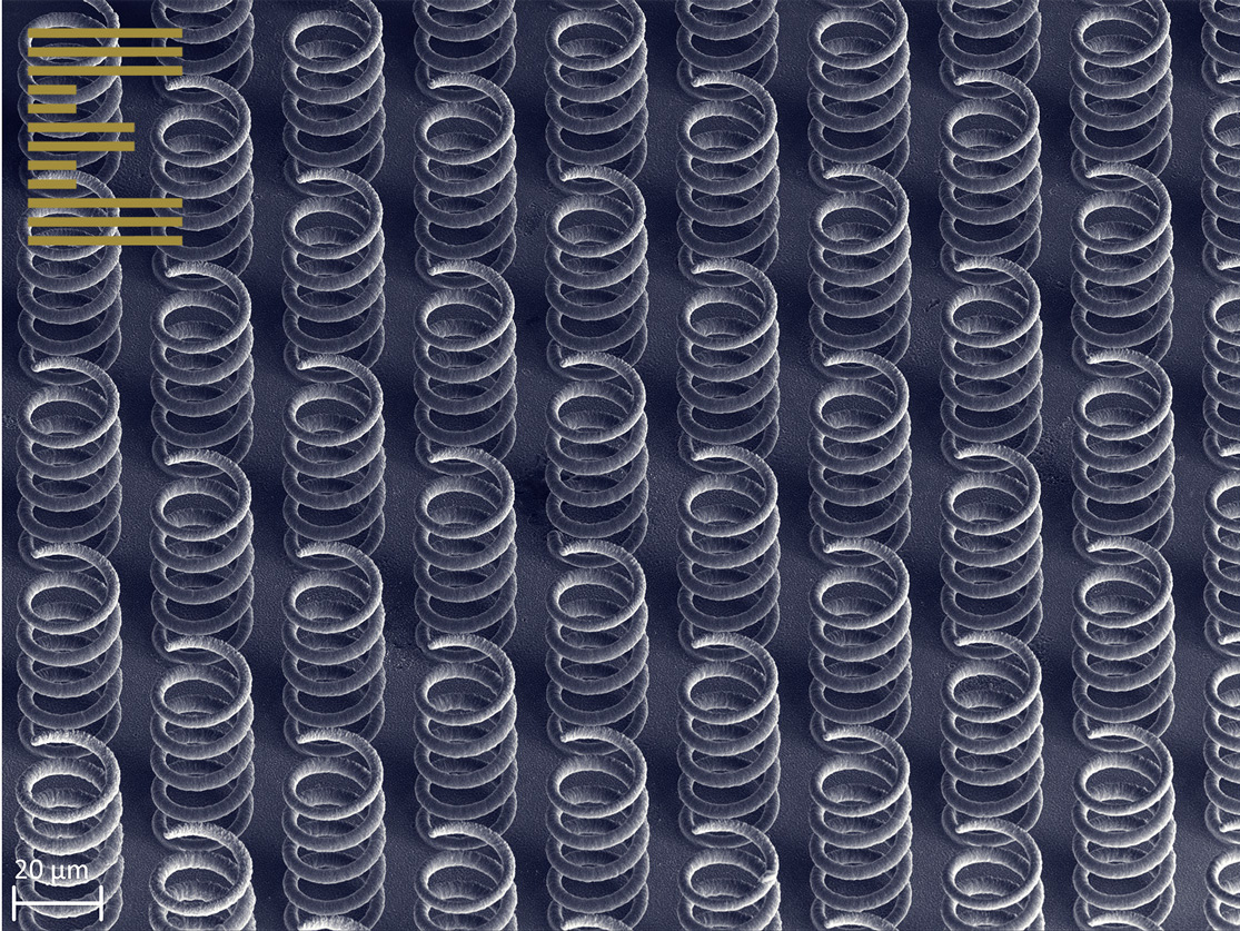 3D Printing of Metal Microcoils and Helices | Exaddon AG
